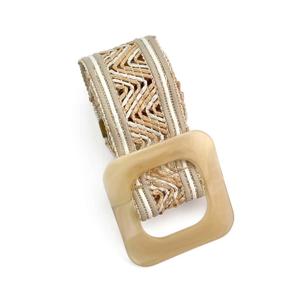 Braided Resin Buckle Belt